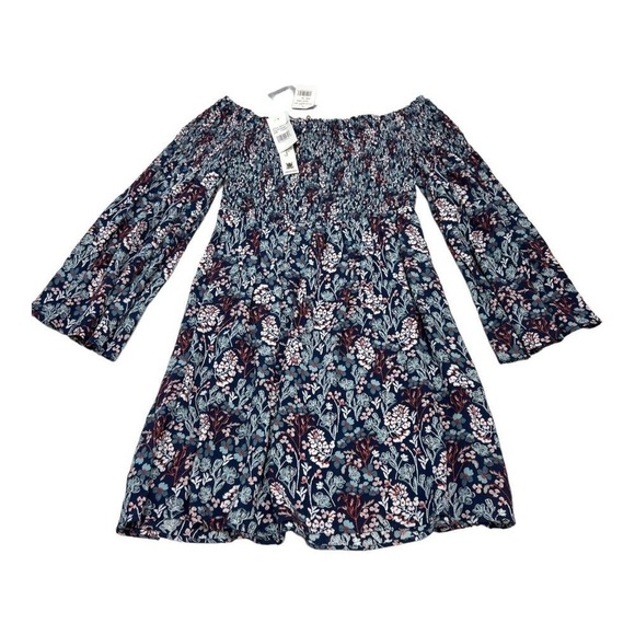 Willow & Clay | Dresses | Willow Clay Dress Women Xs Blue Floral ...